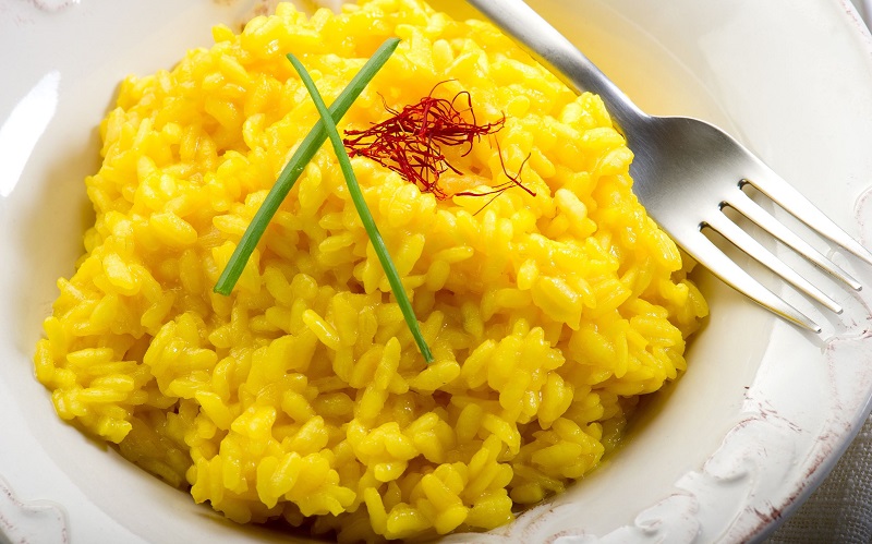 Milano, ovvero l'arte del risotto giallo