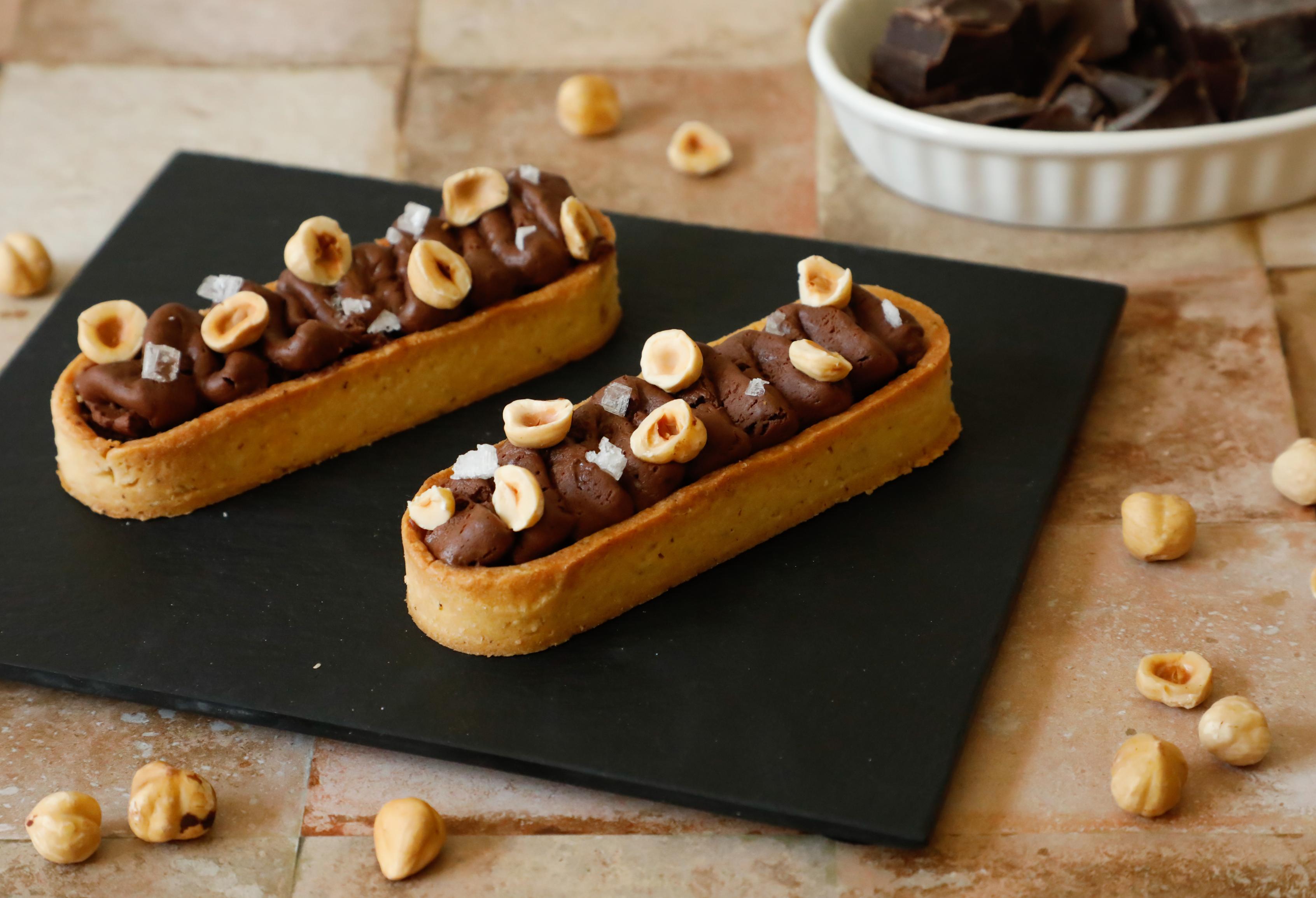 Mini crostata di nocciole