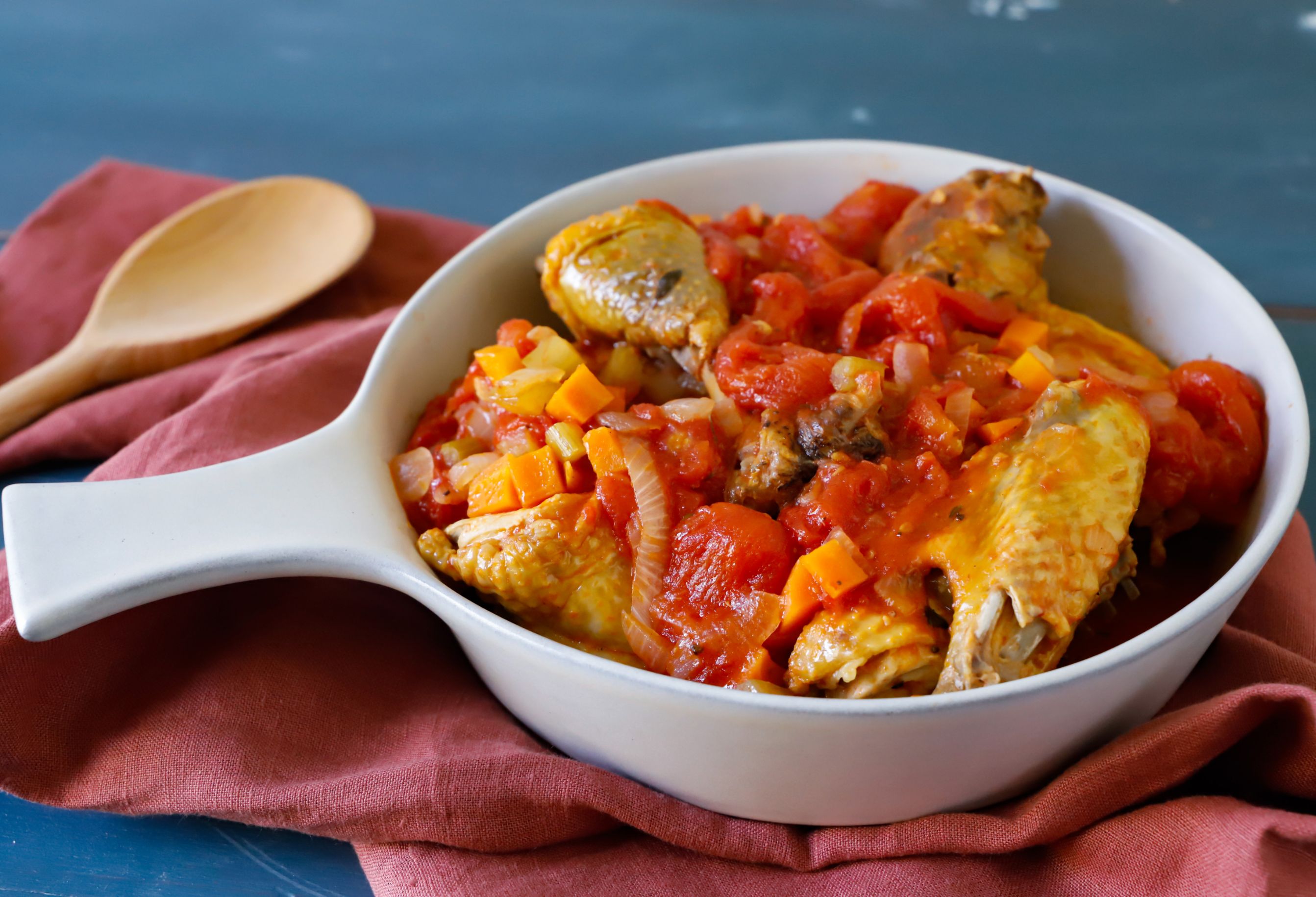 Faraona in umido alla toscana per caldi piatti autunnali