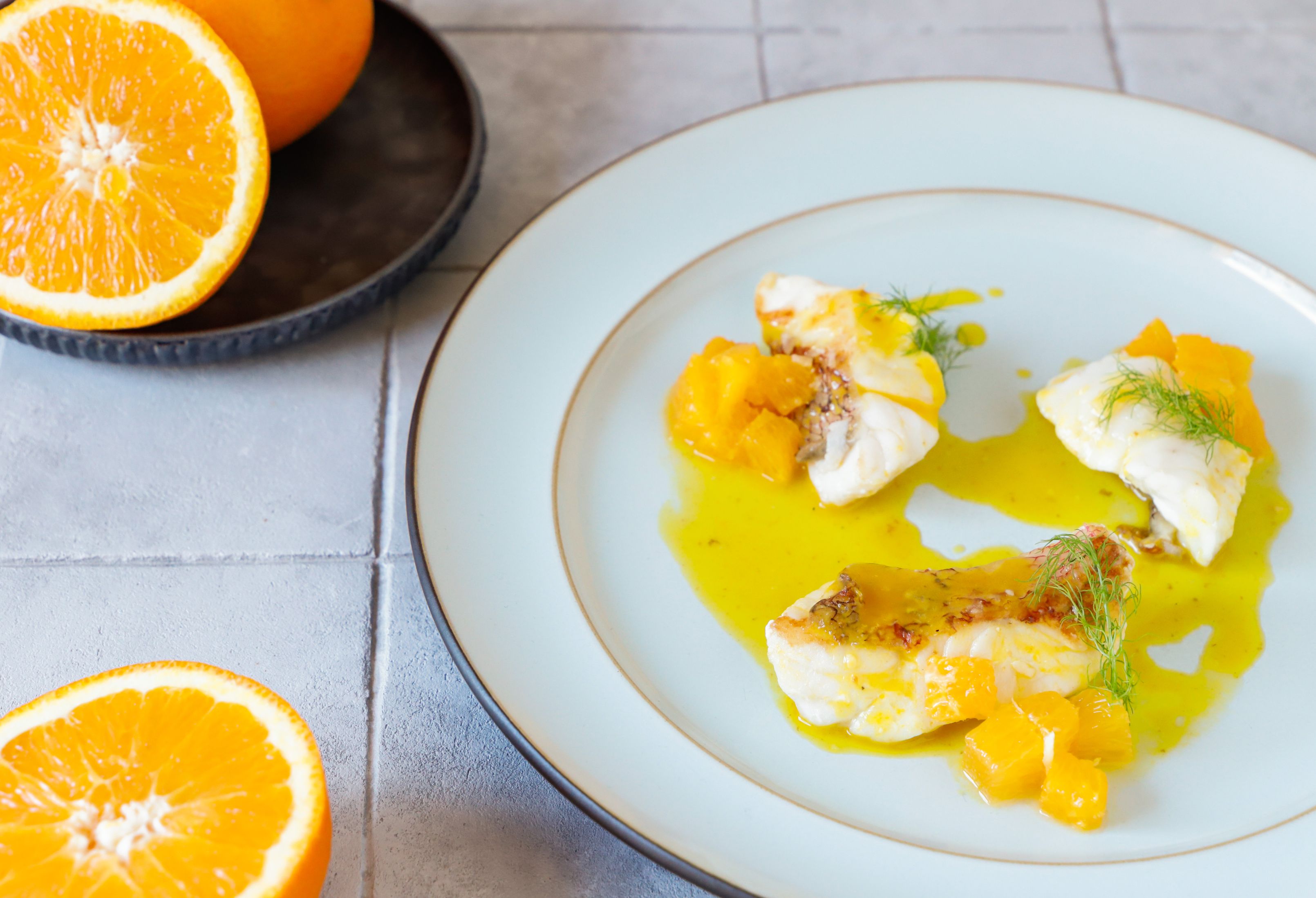 Filetto di scorfano all’arancia: combo perfetta di pesce e agrumi