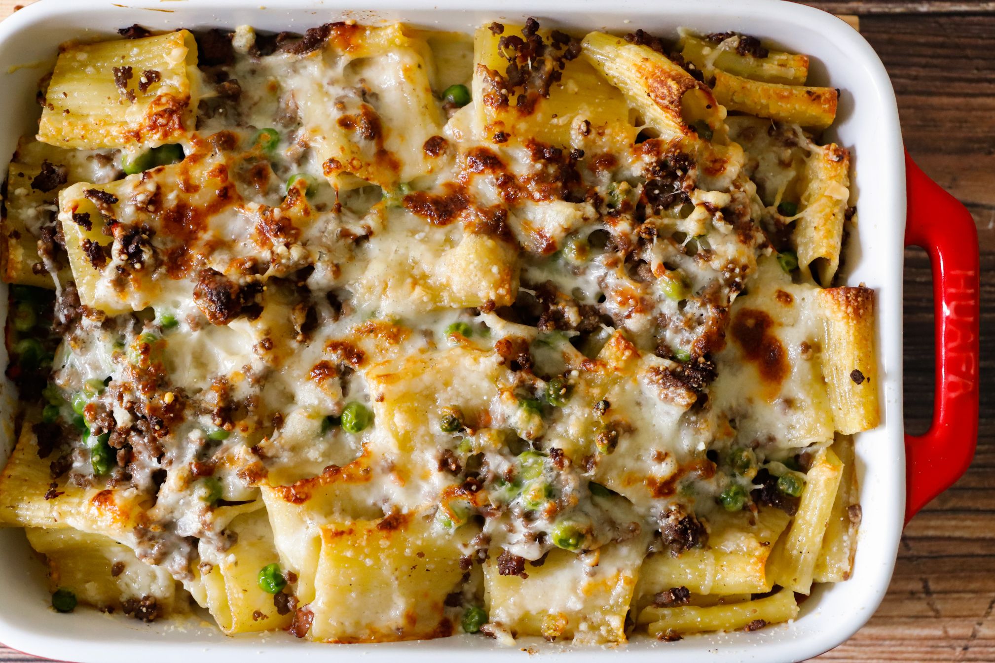 La pasta al forno bianca per un pranzo dai sapori di casa