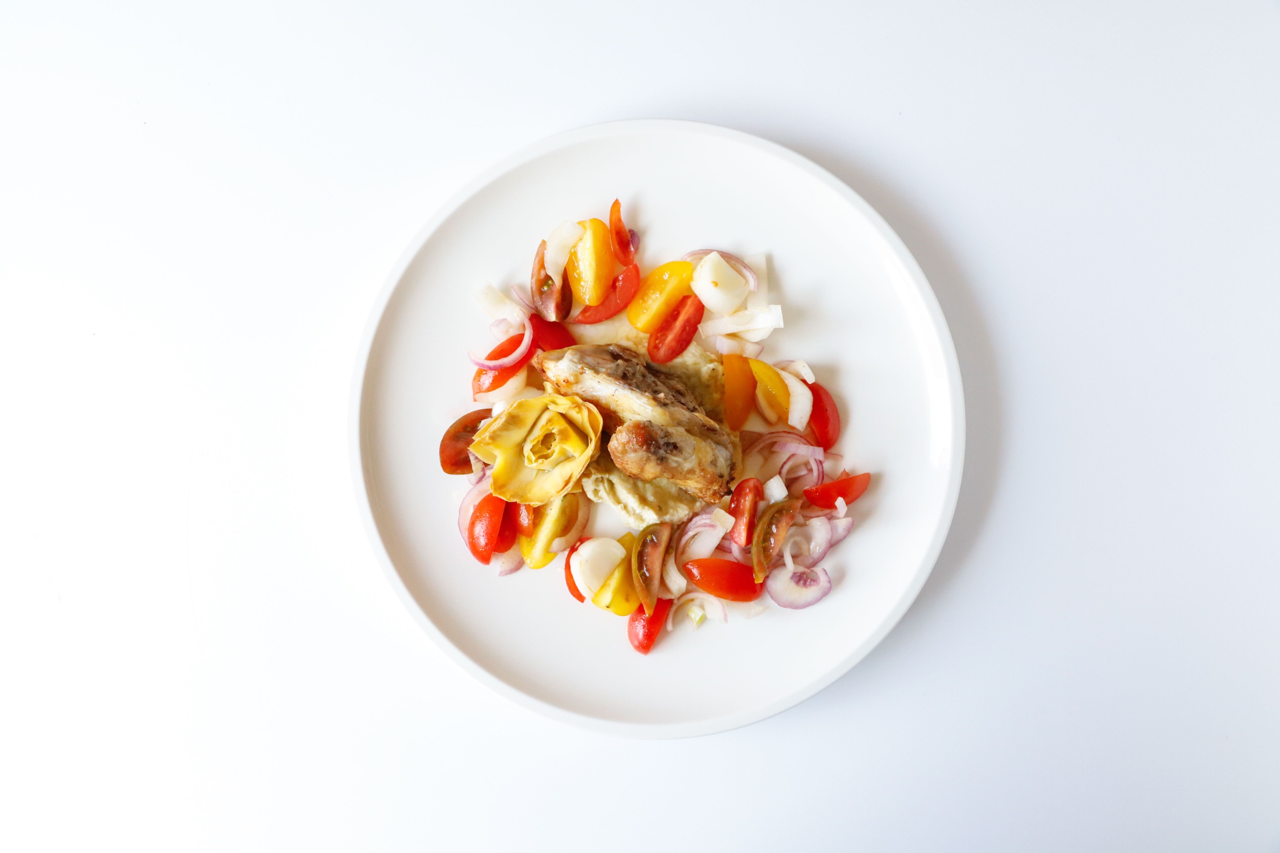 Supreme di pollo con carciofi