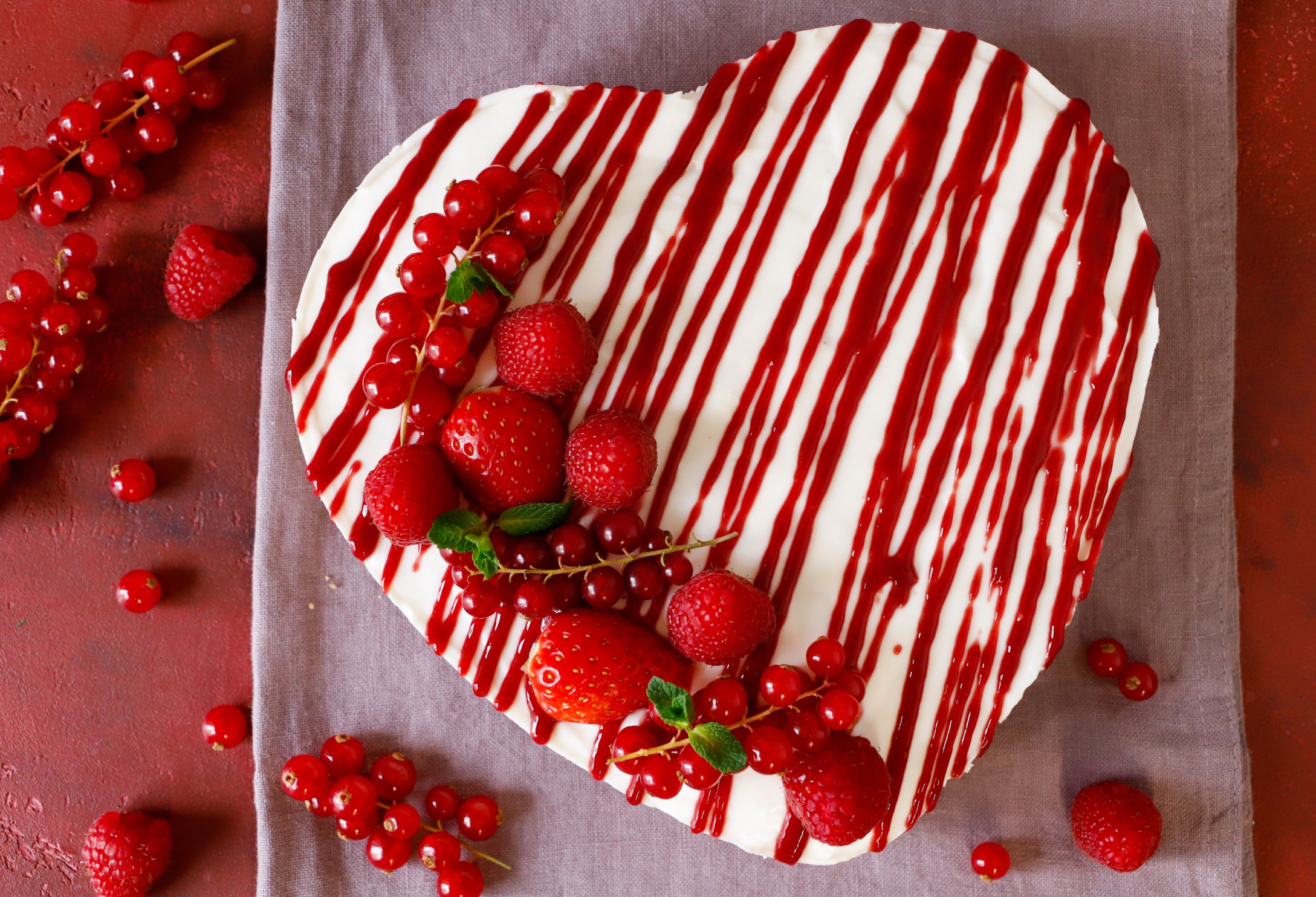 Torta per San Valentino: una cheesecake per due