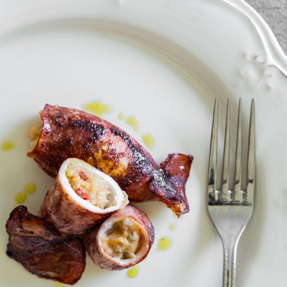 Totani ripieni alla mediterranea