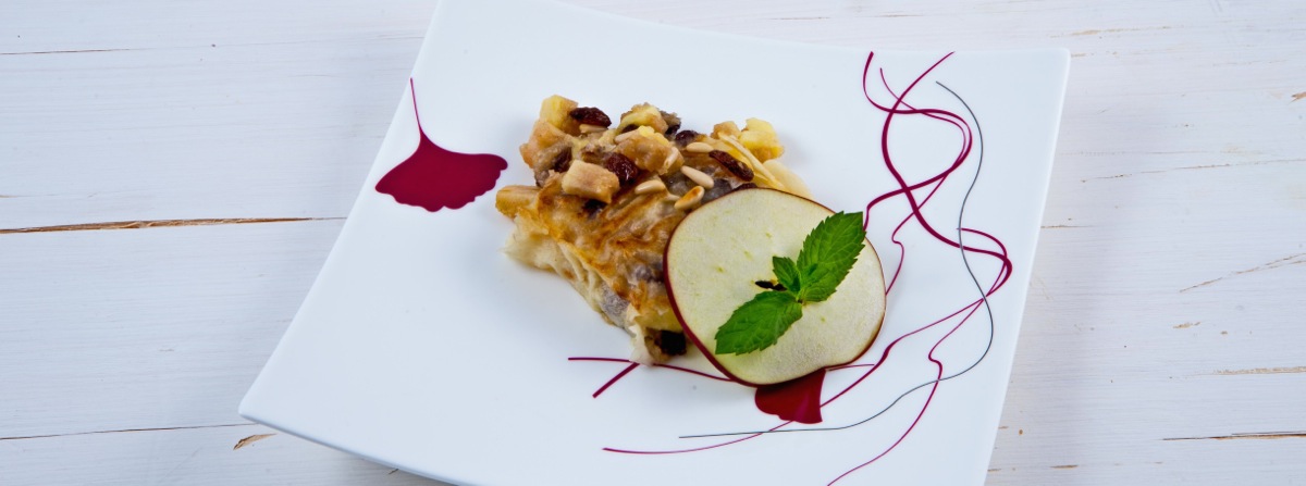 Strudel di mele stark con pane carasau