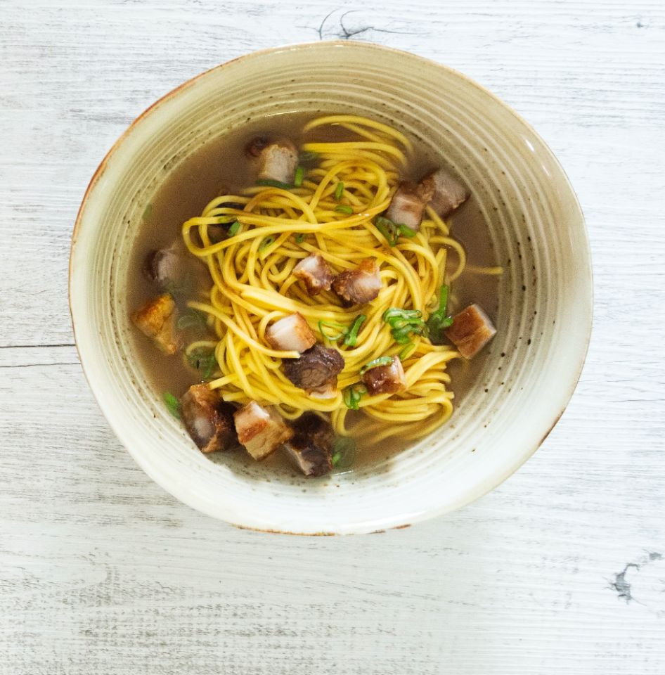 Ramen all'italiana con pancetta | Ricette gourmet | Saporie