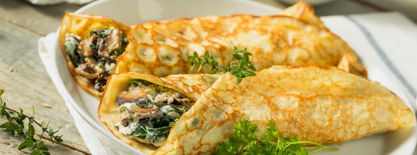 Come preparare le crêpes salate